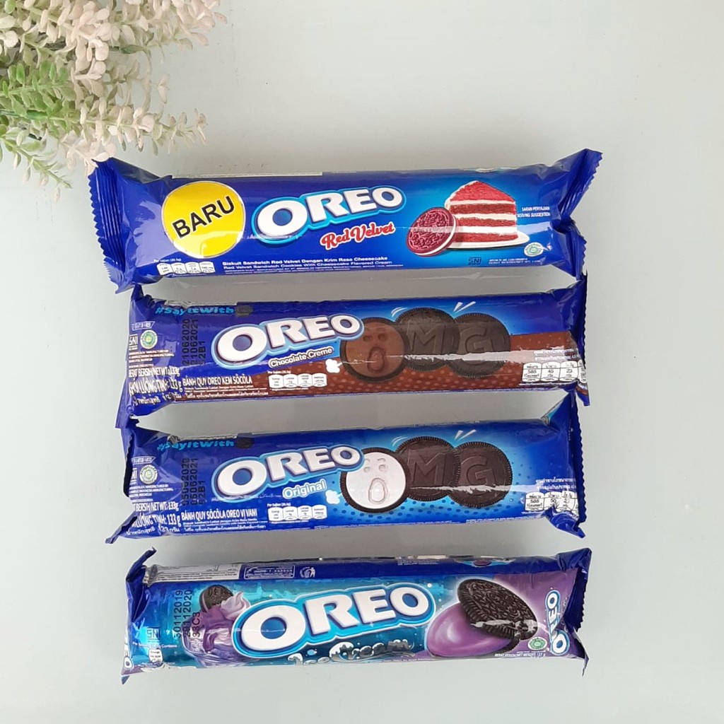 Jual Biskuit Oreo Original/Chocolate/Ice Cream 123g | Shopee Indonesia