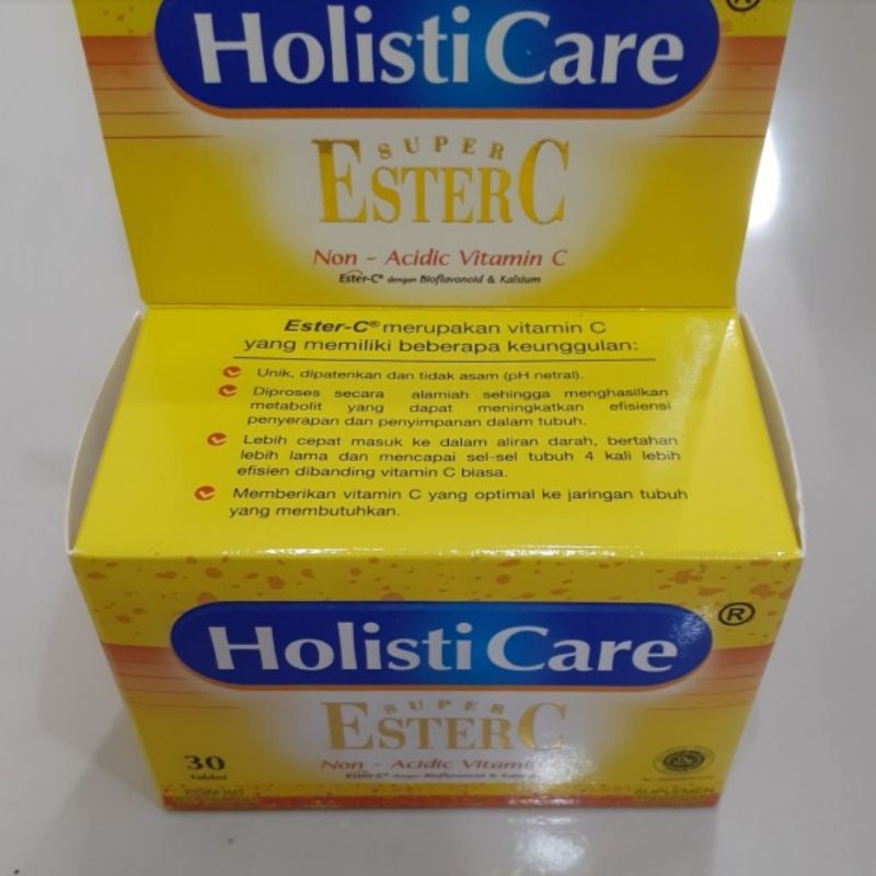 Jual SUPER ESTER C HOLISTICARE 30tablet | Shopee Indonesia