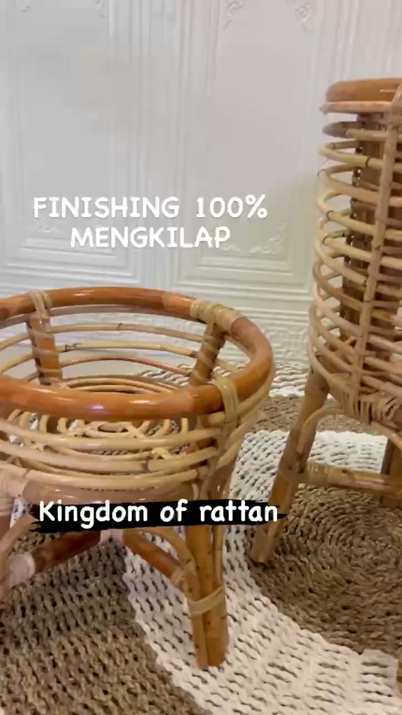 Jual Standing pot rotan aesthetic/pot bunga kekinian/standing pot model ...