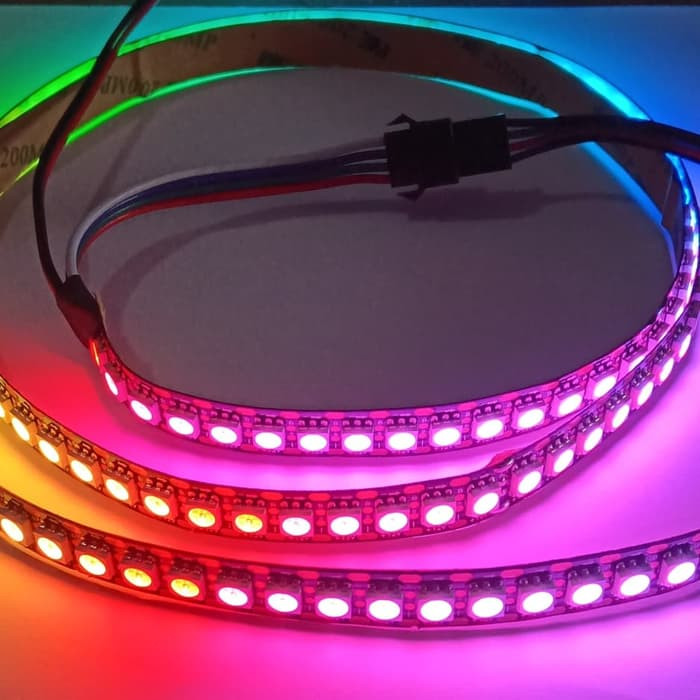 Jual RGB SMART LED STRIP IP30 WS2815 144 MATA PERMETER (1METER ...