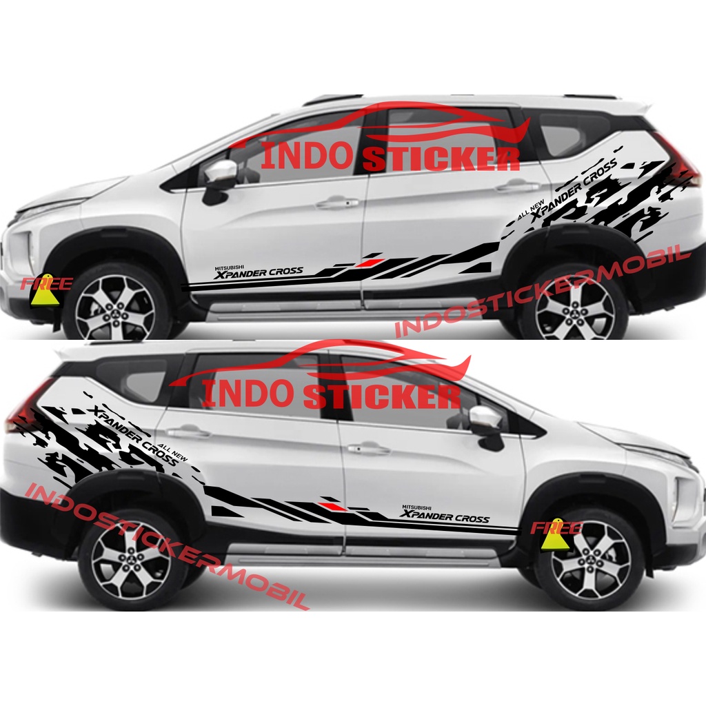Jual sticker stiker mobil mitsubishi xpander cross sticker mobil ...