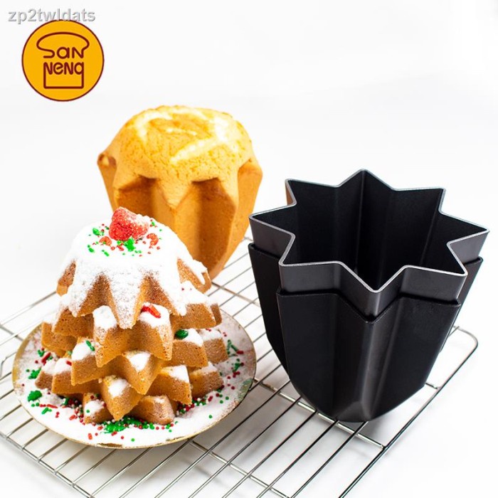 Jual Sanneng SN6809 - Pandoro Pan / Star Cake Mould 13.3cm Non-stick ...