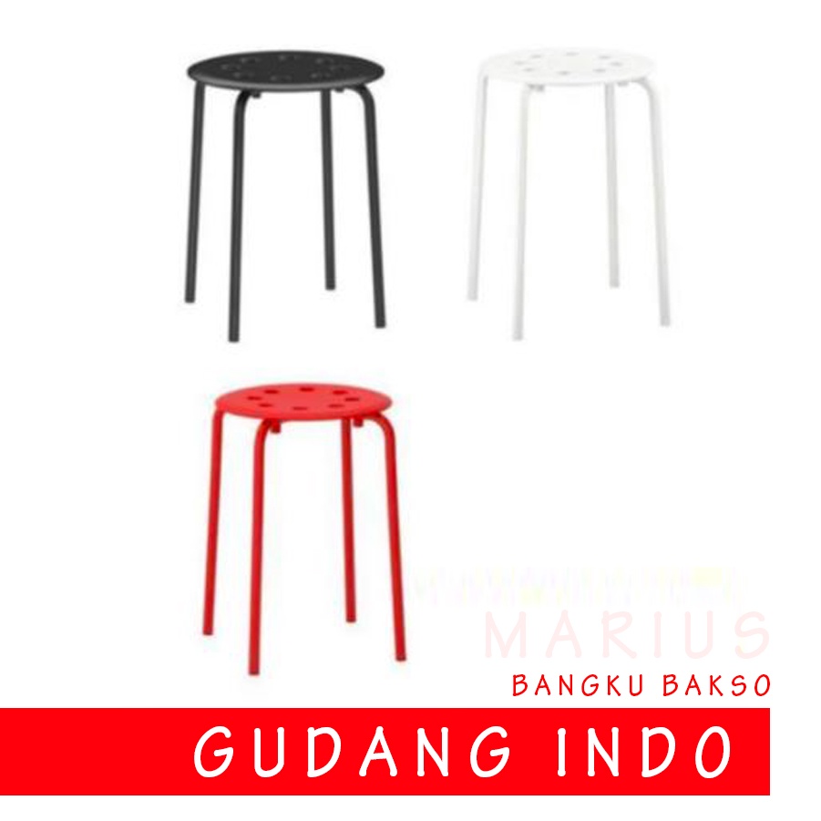 Jual MARIUS Stool Bangku Bakso pilihan warna KURSI BAKSO bangku susun ...