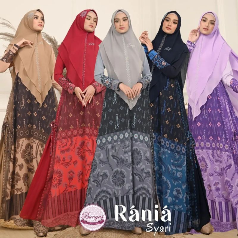 Jual RANIA syari etnik cantik elegan by Bungas Fashion original ...