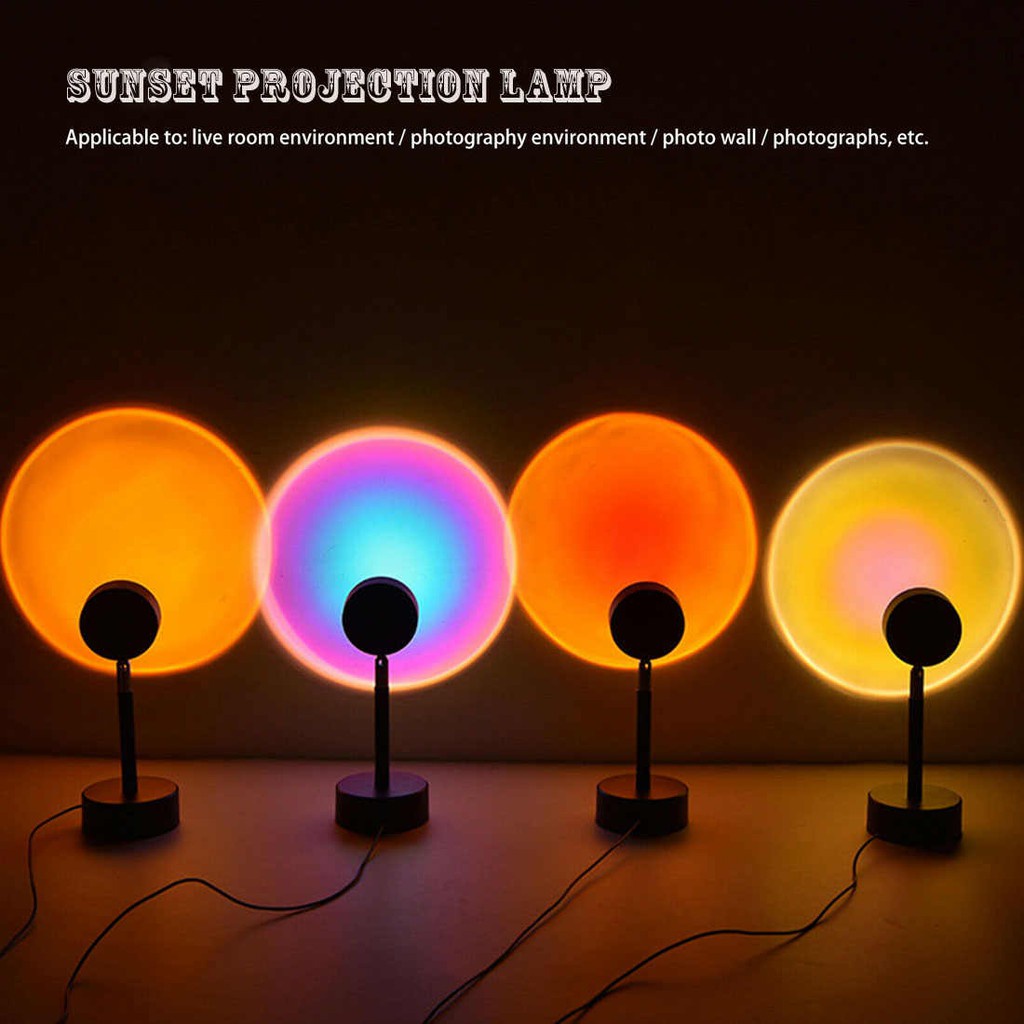 Jual Lampu Sunset Aesthetic Efek Matahari - Lampu Fill Proyektor Lampu ...