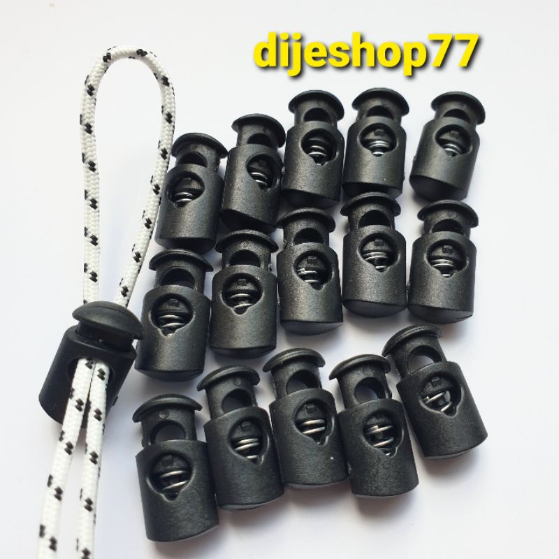 Jual Stopper Botol gepeng tabung / stopper tali / stopper oval | Shopee ...