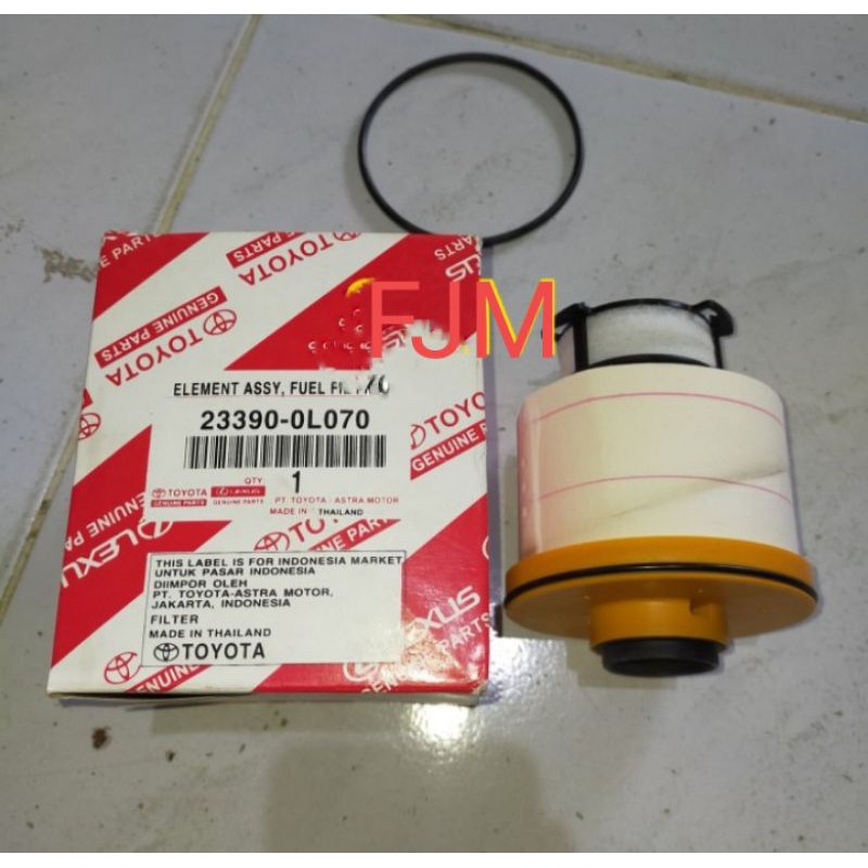 Jual fuel filter solar innova reborn hilux revo dc fortuner vrz 23390 ...
