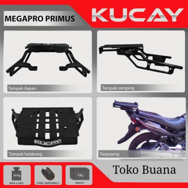 Jual Bracket Box Motor Kucay Honda Megapro Primus / Megapro generasi ...