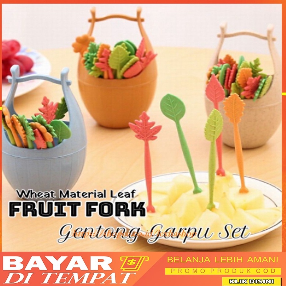 Jual Garpu Set Tusukan Buah Kue Cake 1 Set Isi 16 Pcs | Shopee Indonesia