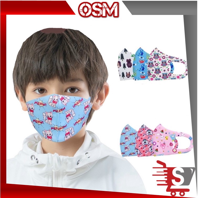 Jual OSM - M672 Masker Kain Anak / Masker Mulut / Masker Anak Kecil ...