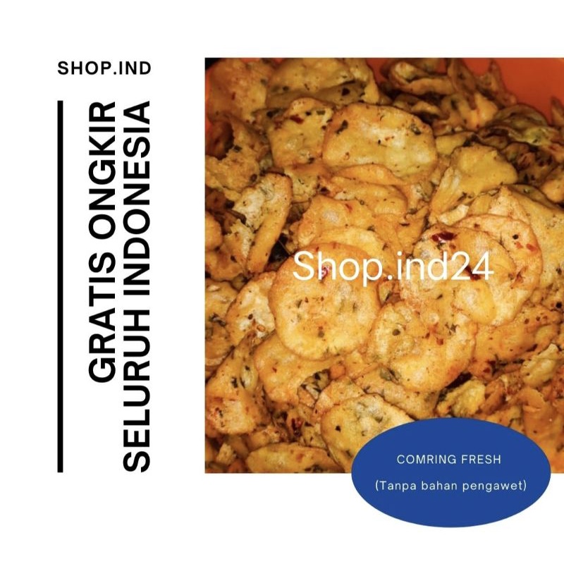 Jual Comring pedas rujak daun jeruk~ varian 250gr, 500gr, 1kg | Shopee ...