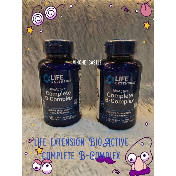 Jual Life Extension BioActive complete B Complex 60 Veg Capsule (USA ...