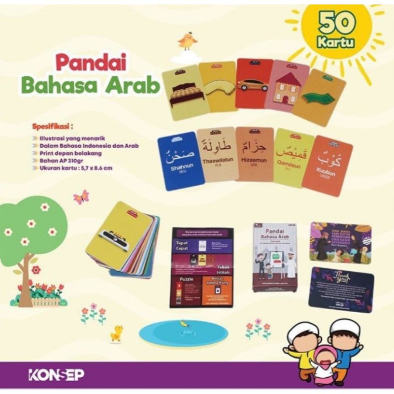 Jual Flashcard Bahasa Arab Sehari Hari | Shopee Indonesia