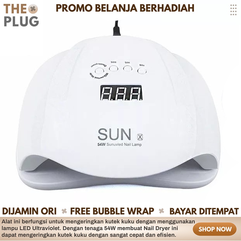 Jual Pengering Kutek Kuku Sinar Ultra Violet UV LED Nail Dryer 54 Watt Original | Shopee Indonesia