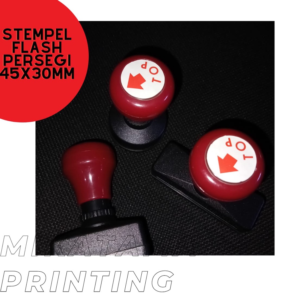 Jual Stempel Flash Persegi 43x67mm | Shopee Indonesia