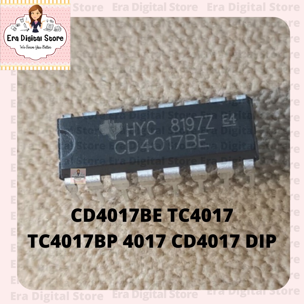 Jual CD4017BE CD4017B CD4017 DIP Orisinil | Shopee Indonesia
