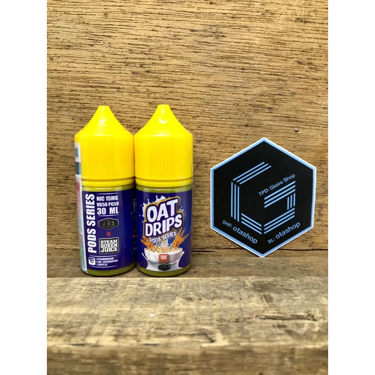 Jual Salt Nic Oat Drips v1 by Steam Queen JVS 30ml 15mg liquid pod drip ...