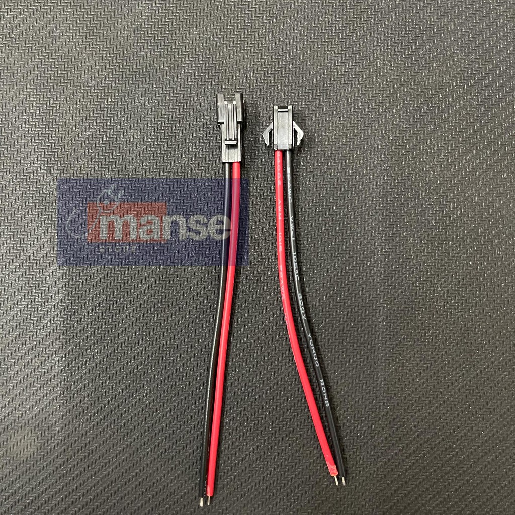 Jual Kabel Socket DC Connector SM 2 Pin / Konektor SM 2p sambungan JST ...