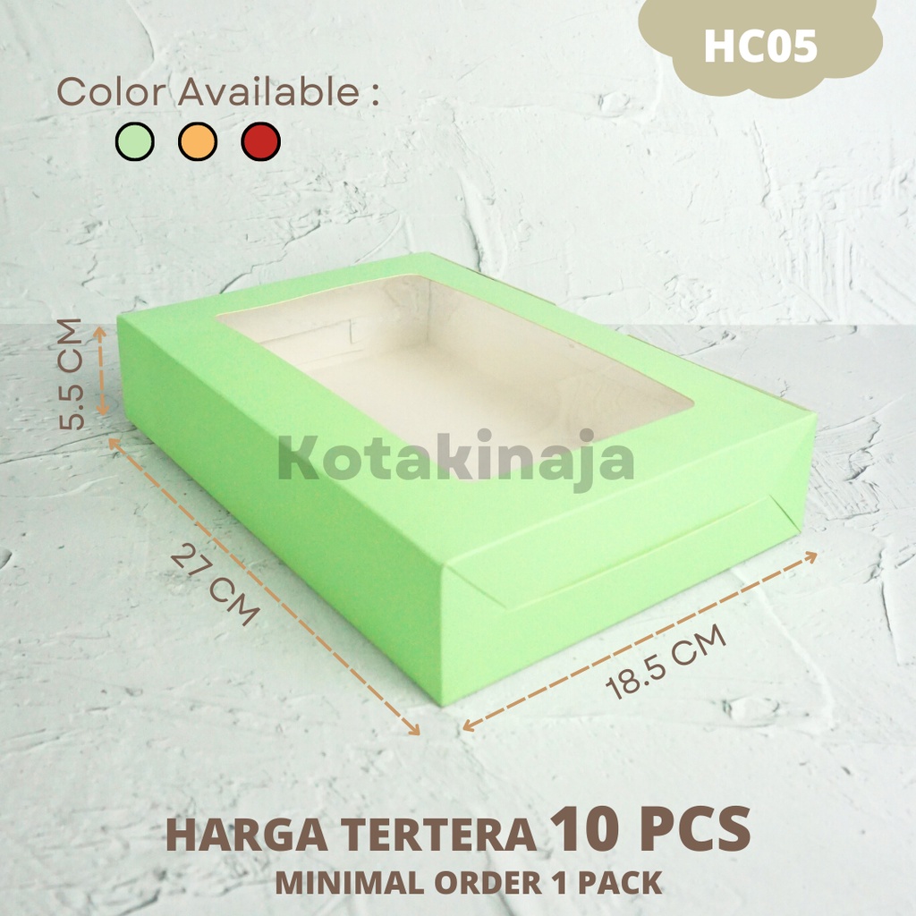 Jual Box Donat Isi 6 / Kotak Donat / Box Donat Jendela / Kemasan Donat ...