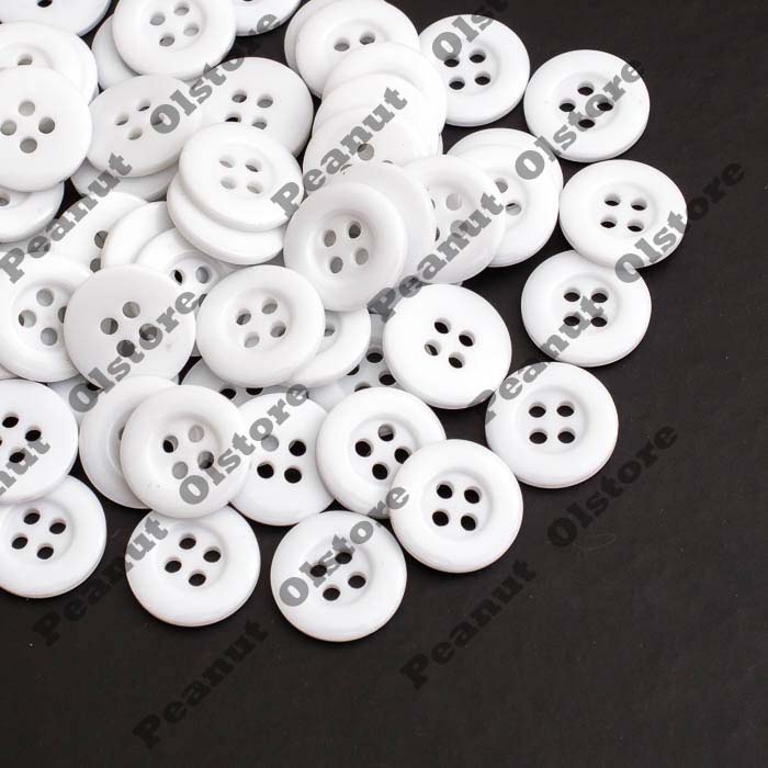 Jual ( 6 biji ) Kancing Seri JCB 1,5cm ( pilihan warna hitam , putih ...