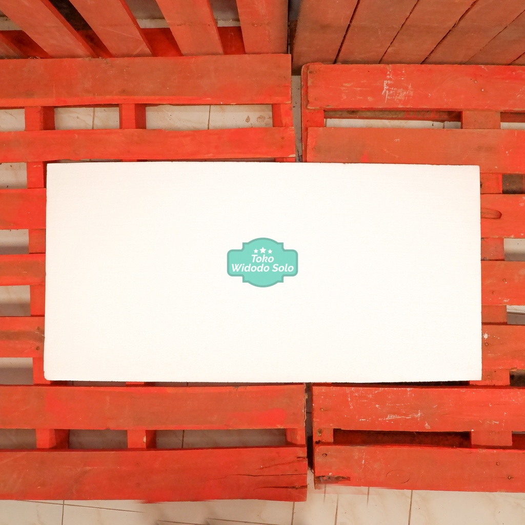 Jual Gabus Styrofoam Putih Tebal 3cm Ukuran 50x100cm Medium Density (10 ...