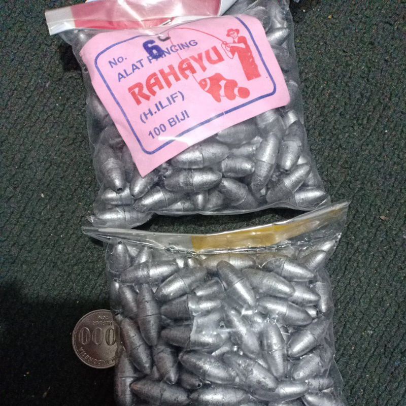 Jual timah pancing merica, kerucut, bulat, timah grosir, timah jagung ...