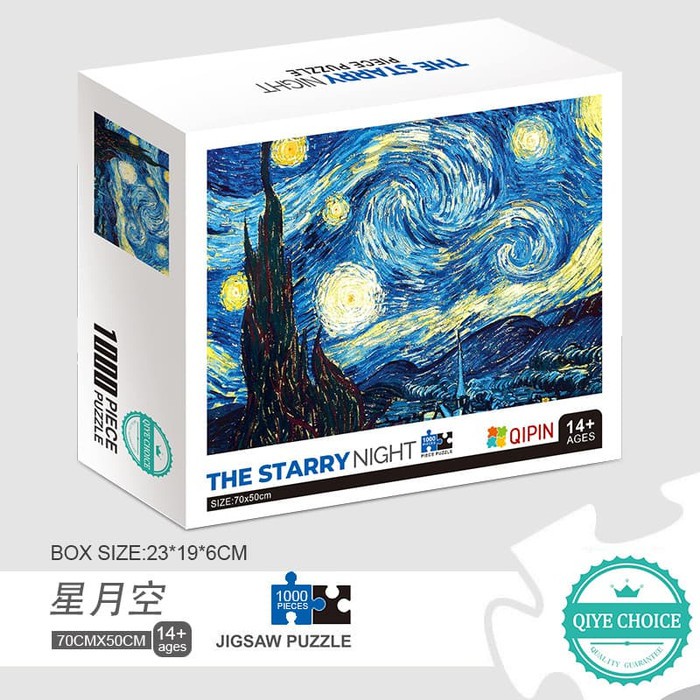 Jual Puzzle Jingsaw Starry Night Bintang Terang Star Pemandangan Alam ...