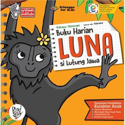Jual NEW & ORI BUKU SERI SATWA INDONESIA: LUNA SI LUTUNG JAWA | Shopee Indonesia