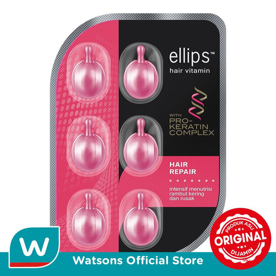 Jual Ellips Hair Vitamin Hair Repair Blister 6s | Shopee Indonesia