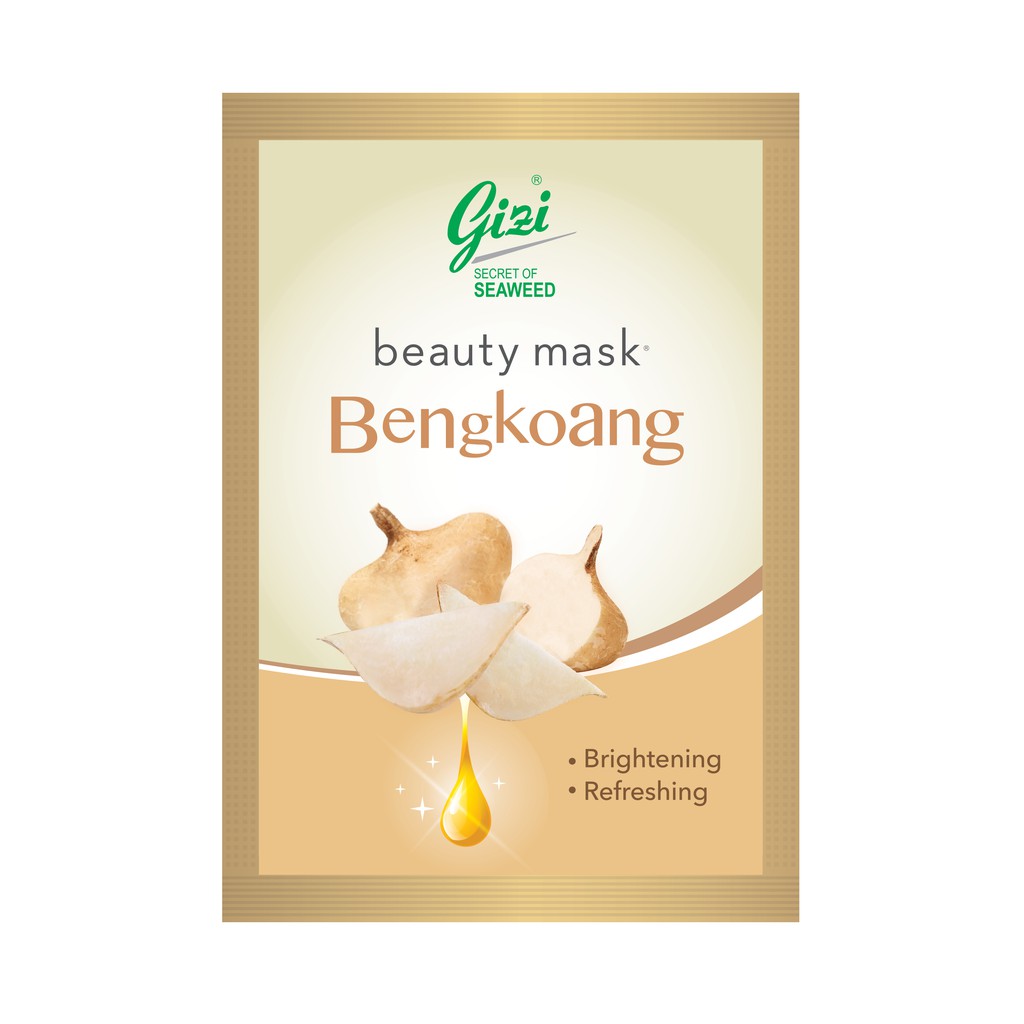 Jual Gizi Beauty Mask Bengkoang (Masker) 8mL - (4 sachet) | Shopee ...