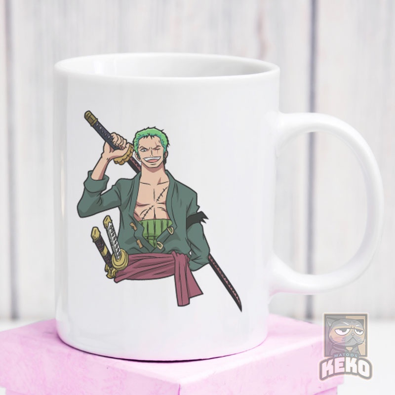 Jual one piece roronoa zoro Mug Gelas Keramik Unik | Shopee Indonesia