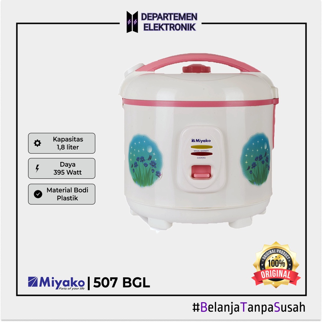 Jual Miyako Rice Cooker MCM 507 BGL | Shopee Indonesia