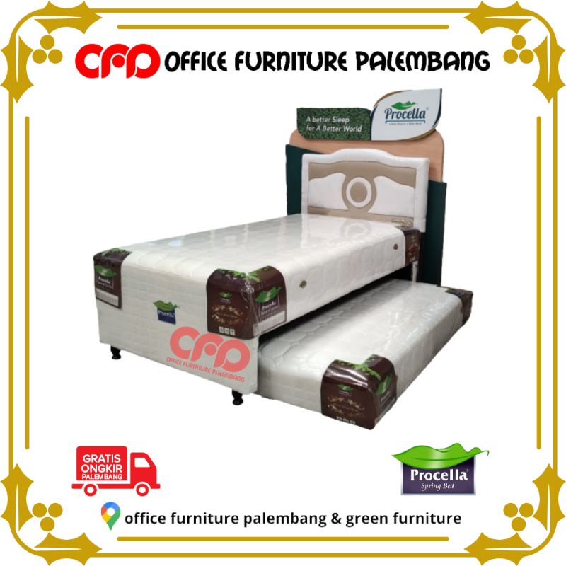 Jual springbed 2in1 procella bed sorong anak bed dorong spring bed ...