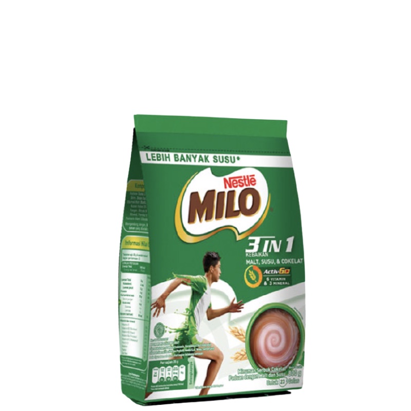 Jual MILO 3in1 ACTIV-GO Susu Coklat Pouch 790g | Shopee Indonesia