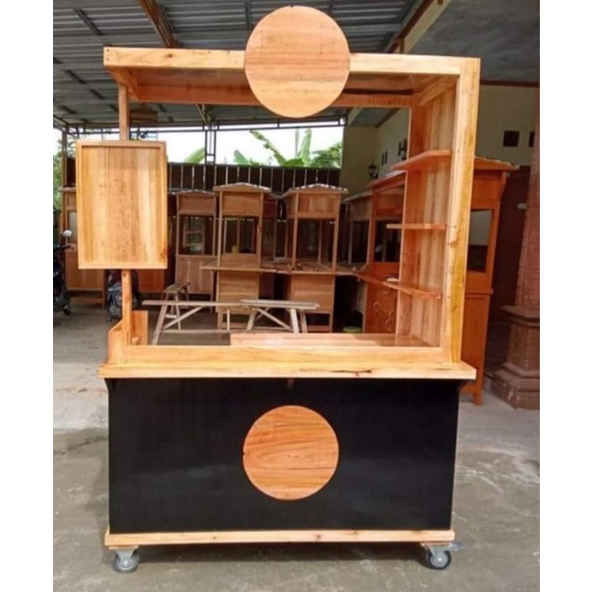 Jual Gerobak booth sempol / gerobak booth minuman thai tea boba ...