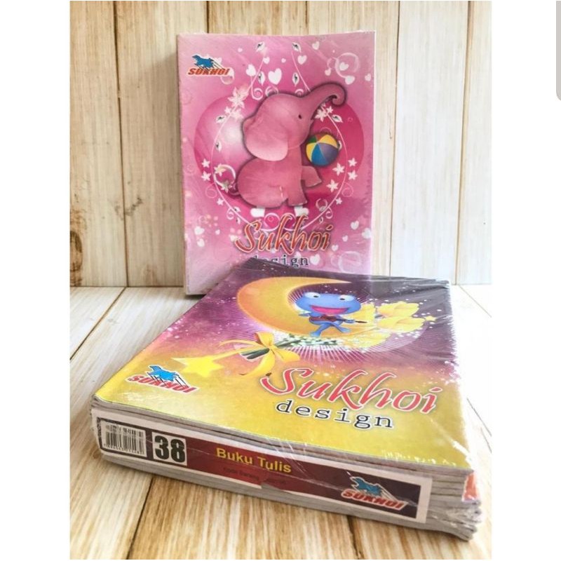 Jual Buku Tulis 38 Lembar 1pack isi 10 buku merk davis / Sukhoi ...