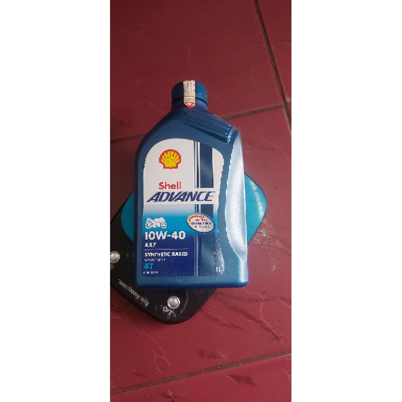 Jual Oli Shell Advance AX 7 AX7 Biru 1 liter (Dijamin 100% Asli ...