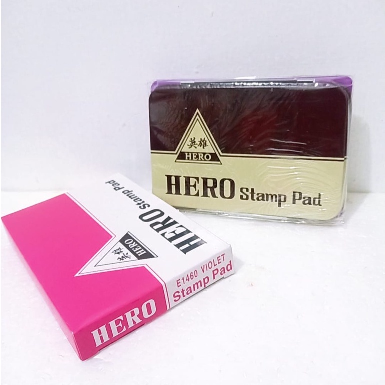 Jual Bak tinta stempel hero besar dan kecil violet | Shopee Indonesia