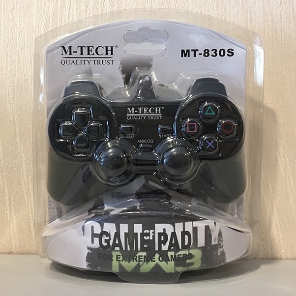 Jual M TECH Gamepad Joystik MT-830 Hitam Single / Double | Shopee Indonesia