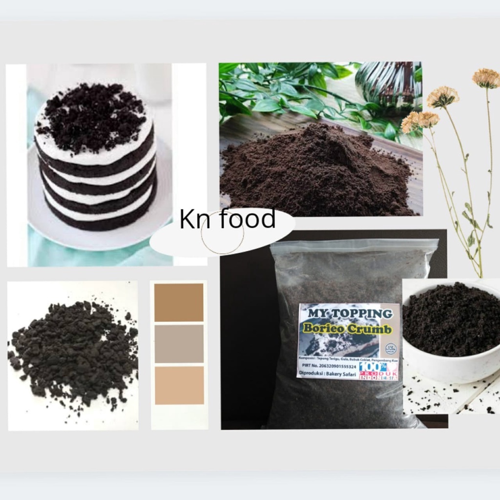 Jual My Toping Borieo Crumb 1Kg - Potongan Coklat Remuk 1Kg | Shopee ...