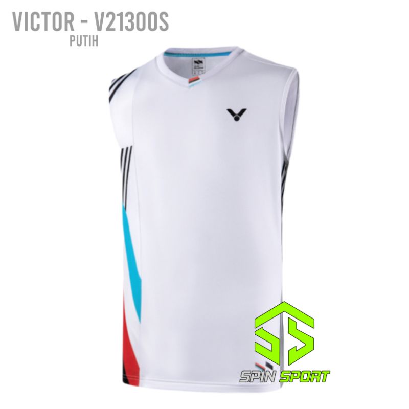 Jual [V21300S Putih] Kaos Singlet Badminton Kartun Import Go Premium Terbaru Baju Bulutangkis ...