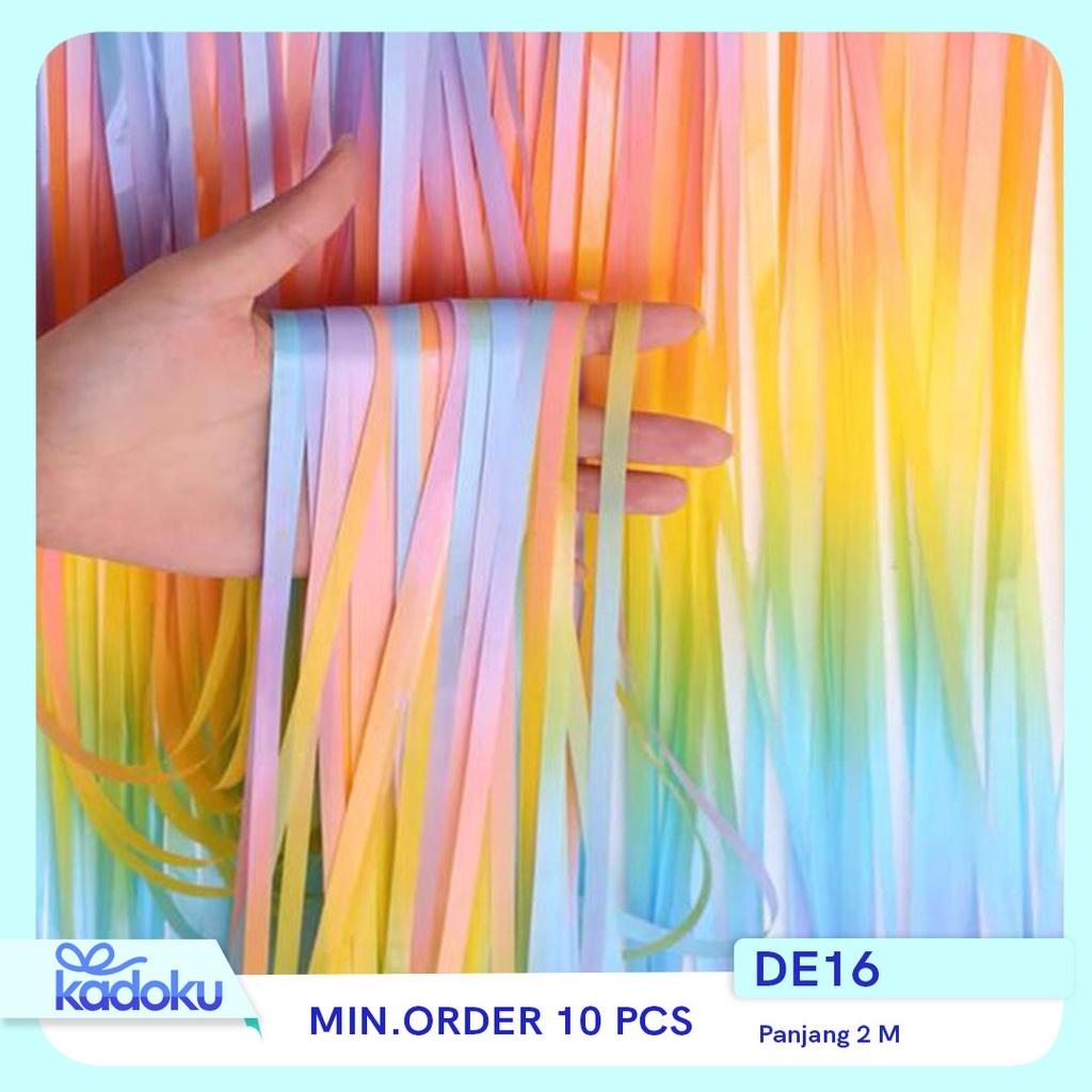 Jual Tirai foil / Tirai ulangtahun / Rumbai pesta / Backdrop foil I ...