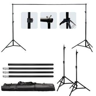 Jual Stand backdrop stranding layar photo studio standing background ...