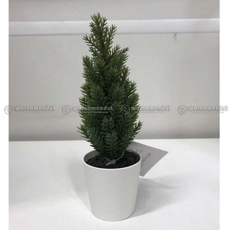 Jual WMO IK60524072 Tanaman tiruan model pinus dengan pot tinggi 6 cm ...