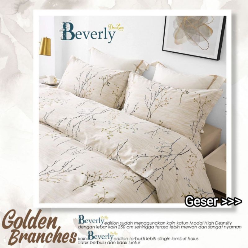 Jual Sprei Katun Lokal Motif Golden Branches By Bahan Katun Beverly ...