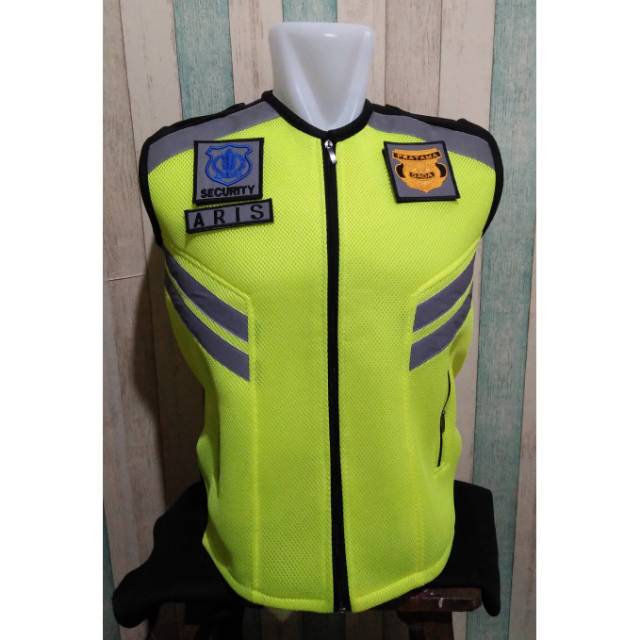 Jual Rompi logo security / polisi /bisa custom | Shopee Indonesia
