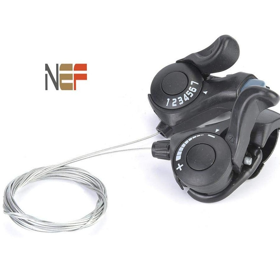 Jual 1 pasang shifter shimano 7 speed Sepeda MTB thumb Gear 3x7 ...