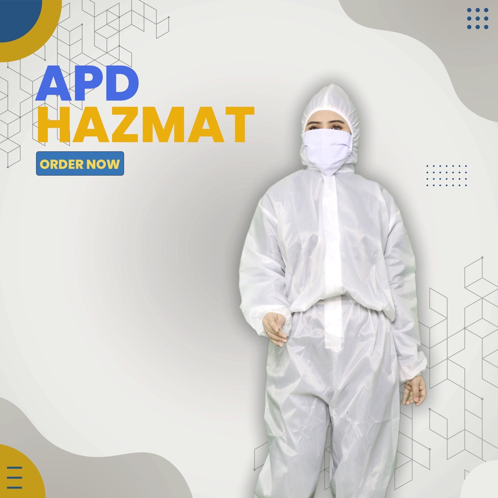 Jual HAZMAT SUITE / SERAGAM APD / ALAT PELINDUNG DIRI / BAJU APD ...