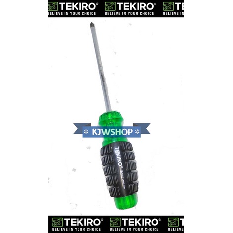 Jual Obeng + TEKIRO 6 x 150 mm Screwdriver Plus Obeng Tangan Gagang ...
