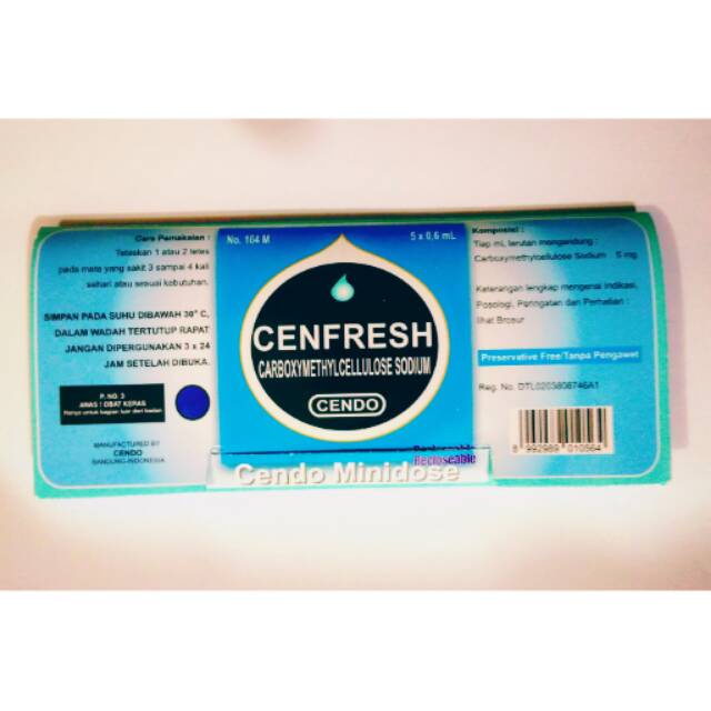 Jual Cendo Cenfresh Minidose Tetes Mata | Shopee Indonesia